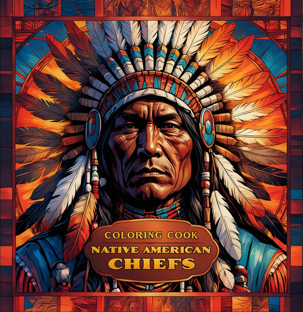 Native American Chiefs Coloring Book with Main Native American Chiefs ...